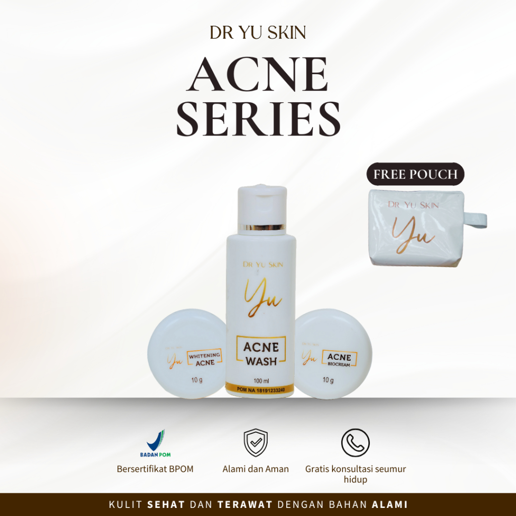 Jual DR YU SKIN Acne Series [3in1] Free Pouch | Shopee Indonesia
