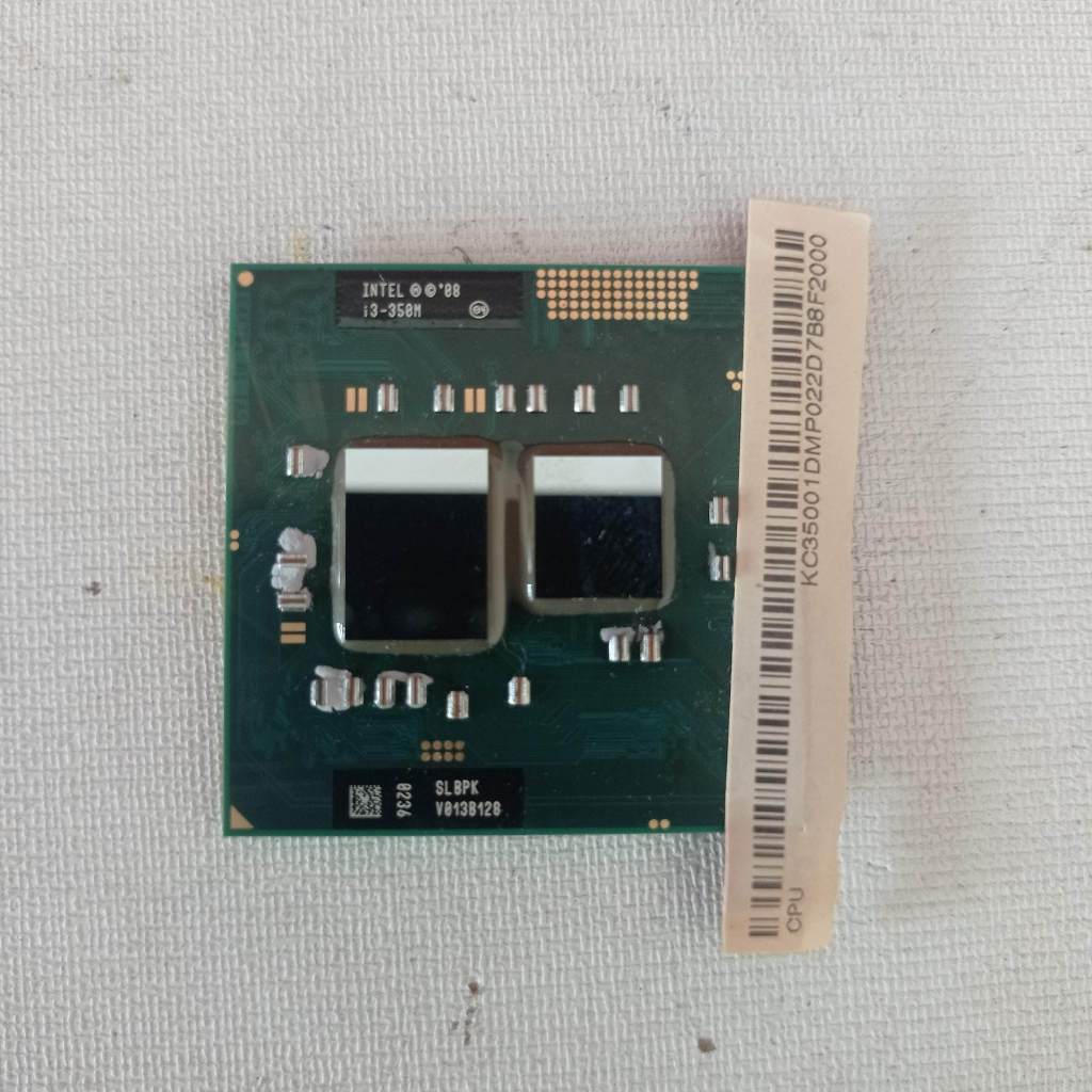 Jual Prosesor Laptop Intel Core i3 350M Gen 1 SLBPK Processor CPU 85 ...