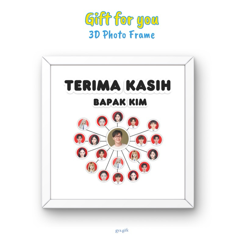 Jual Special Gift V.1 Gya.Gift Teacher Gift 3D Frame | Kado Selamat ...