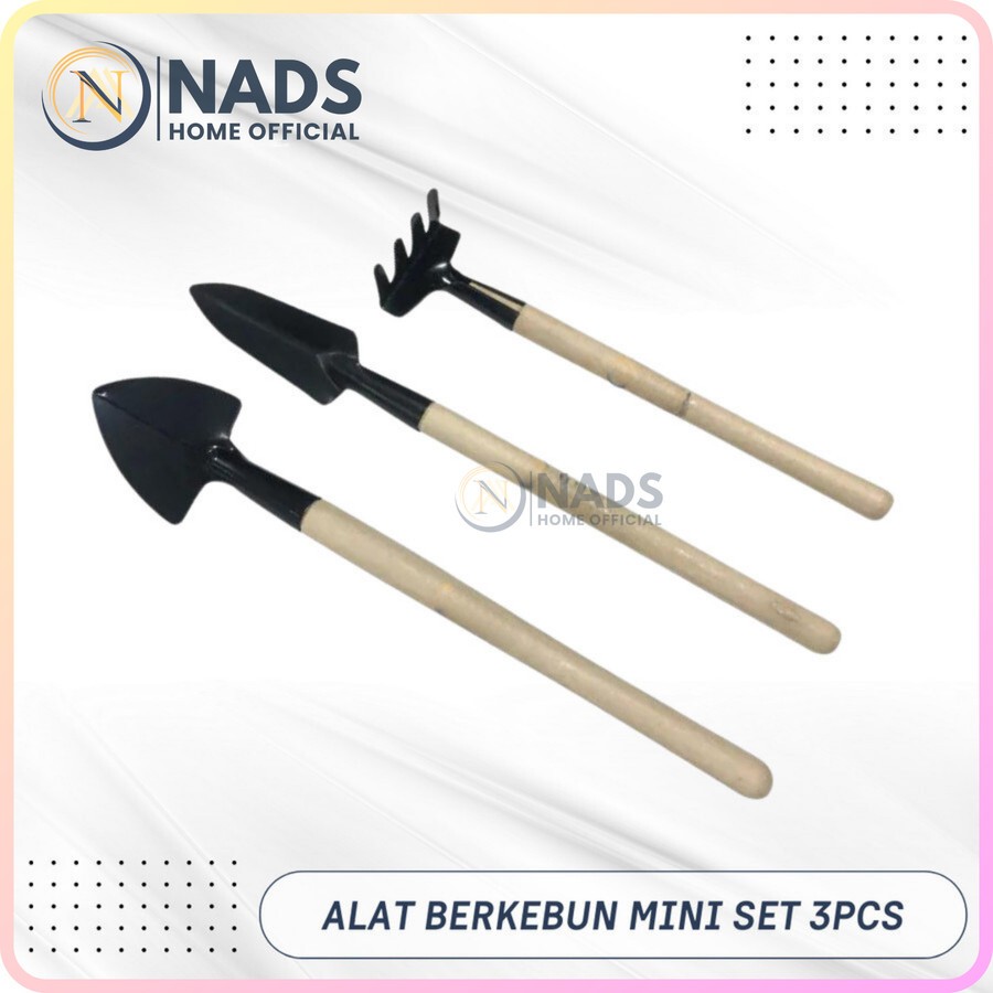 Jual Alat Berkebun Mini Set 3 in 1 Garden Tools Isi 3 Sekop Garpu Kecil ...