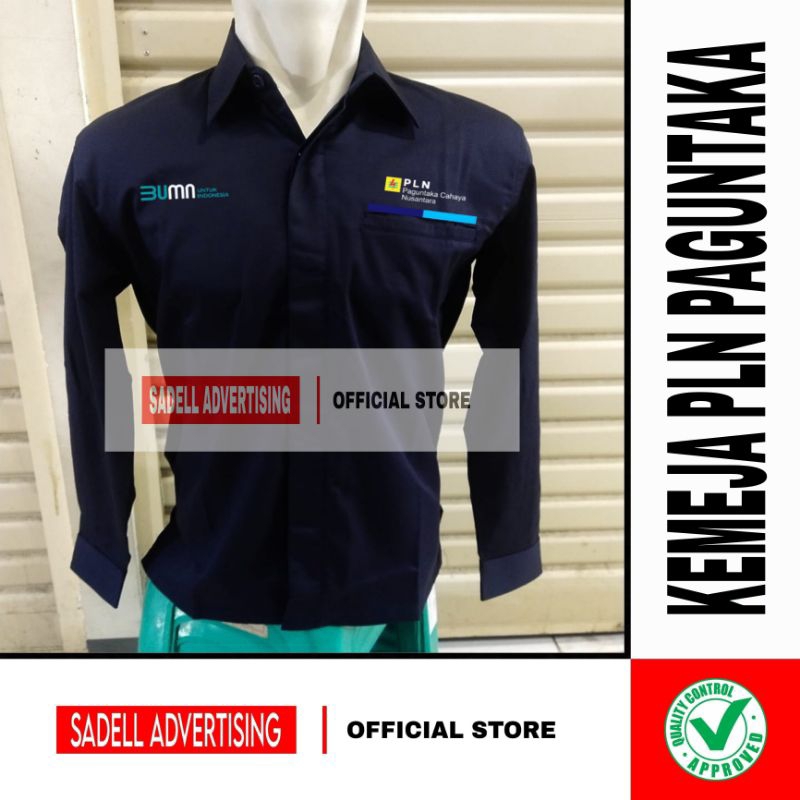 Jual Kemeja PLN Paguntaka Cahaya Nusantara Seragam BUMN PLN Paguntaka ...