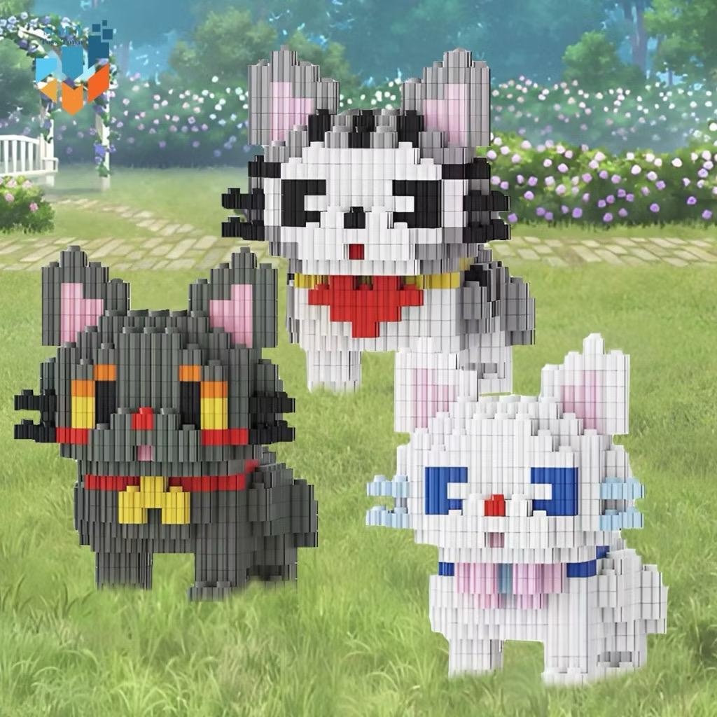 Jual TSC Toystown Nano Blocks Animal Cat Kucing Lucu 3D Model, Mainan ...