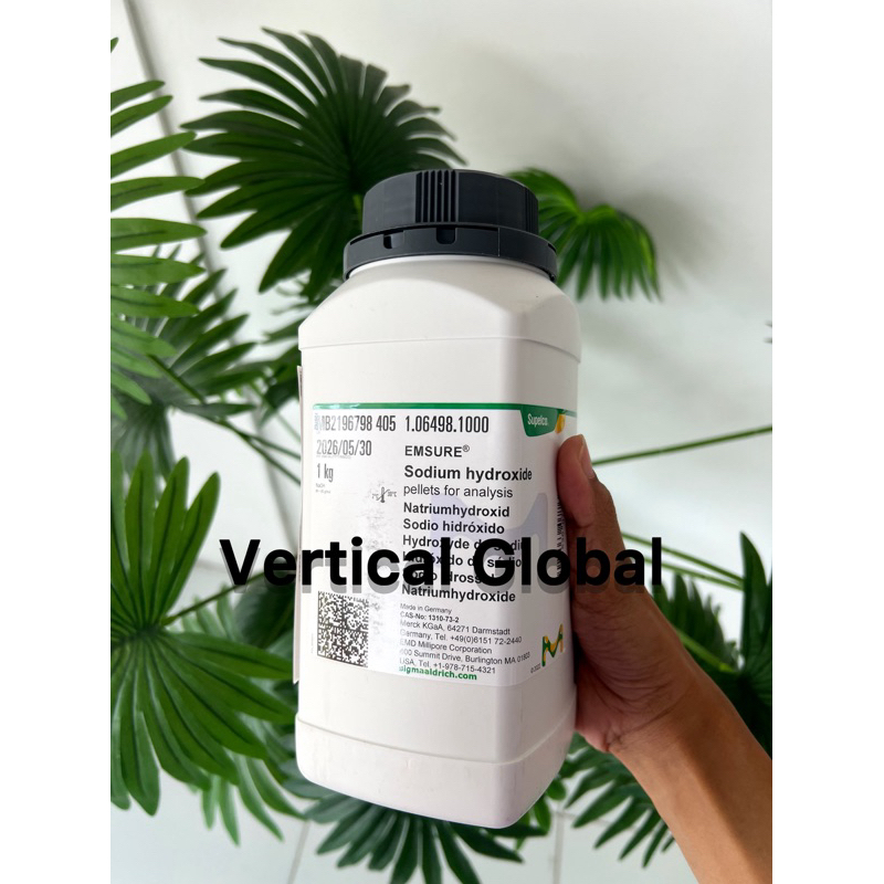 Jual Sodium Hydroxide Merck 1.06498.1000 1 kg NaOH Natrium Hydroxide ...