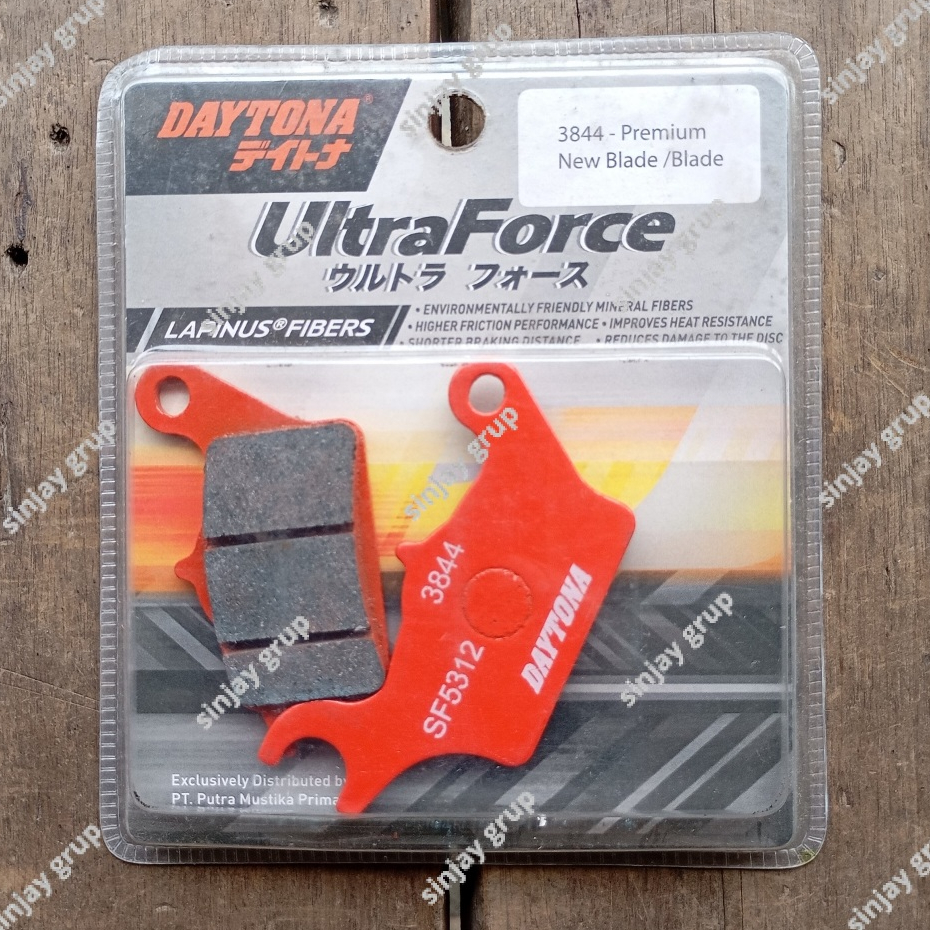 Jual Daytona Ultra Force Kampas Rem Depan Revo Absolute Blade 110 Supra ...