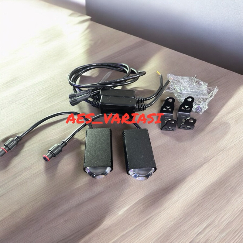 Jual SEPASANG ORIGINAL LAMPU TEMBAK GR1 D2 MINI SLIM SOROT LED LASER ...