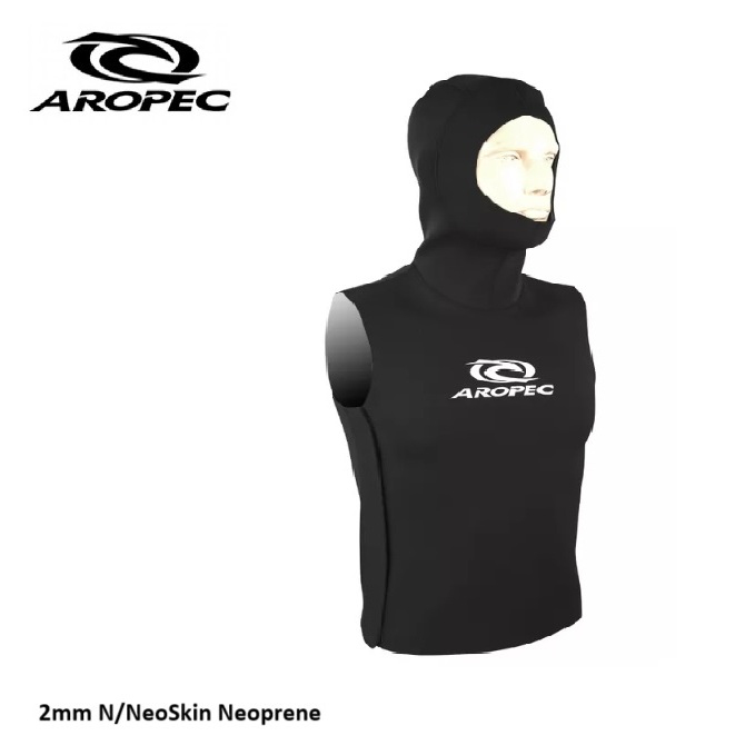 Jual Aropec Hood Scuba Diving Hooded Vest Neoprene 2mm Wetsuit | Shopee ...