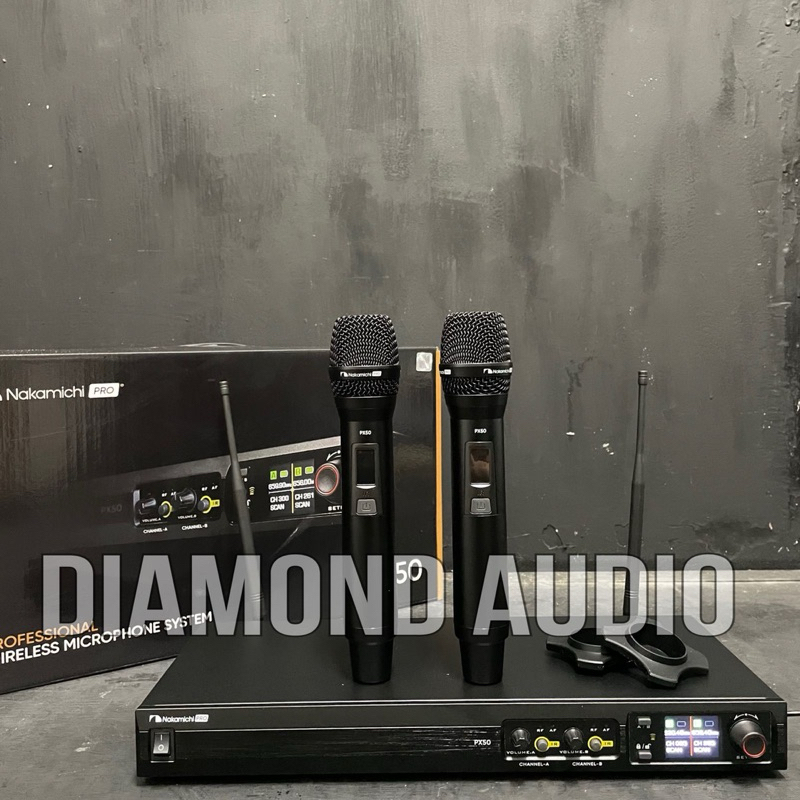 Jual Mic Wireless Nakamichi Px50 Original Mikrofon Genggam Px 50 ( Bayar Ditempat ) | Shopee ...