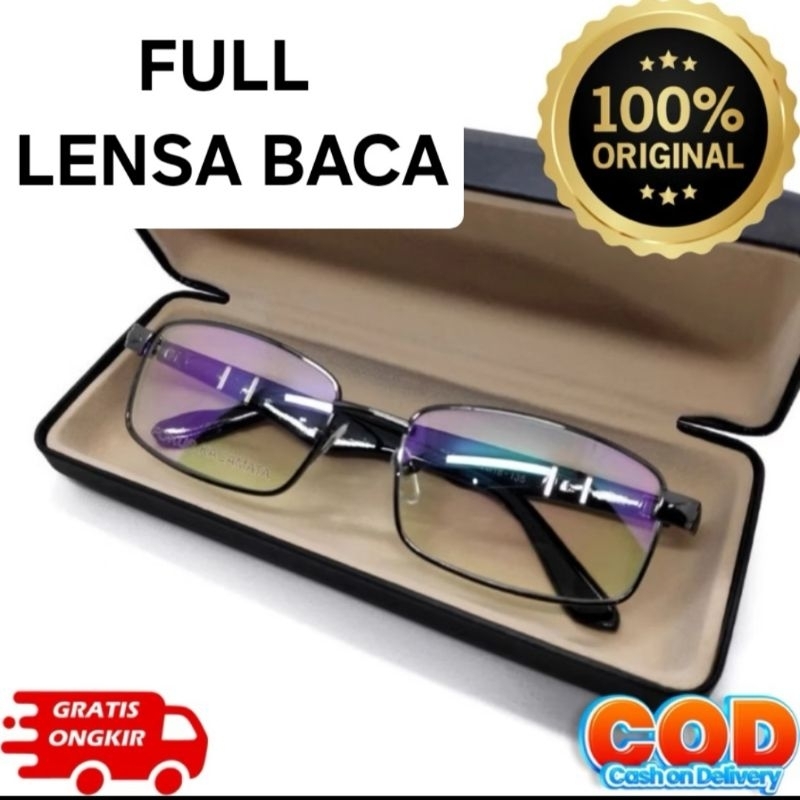 Jual KACAMATA BACA FULL LENSA PLUS. KHUSUS BACA ORANG TUA RABUN DEKAT ...