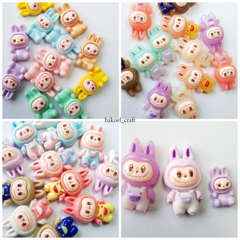 Jual (12 pcs ) RESIN LABUBU / BONEKA LABUBU / MONTE LABUBU / MANIK ...