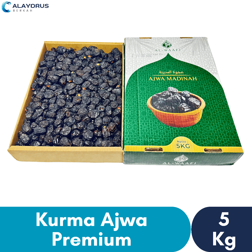 Jual Kurma Ajwa 5Kg Asli 100% Original | Korma Nabi Super Jumbo Premium ...