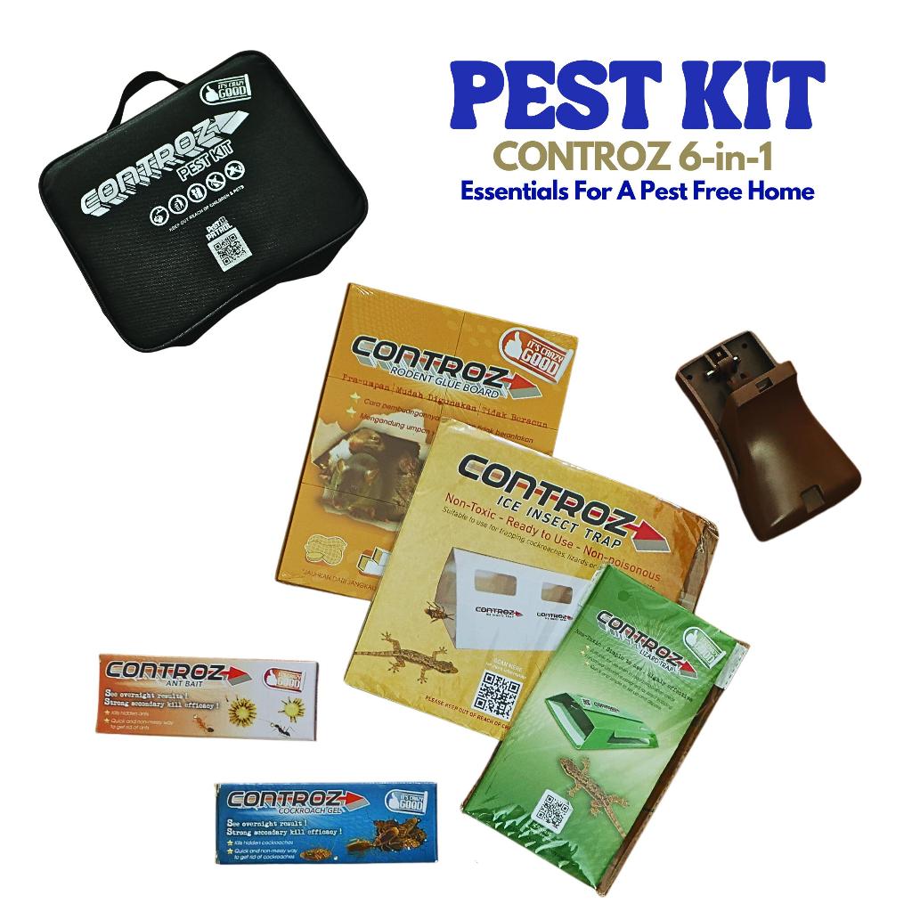 Jual Controz 6-in-1 Home Pest Control Essentials Kit, Jebakan Tikus ...