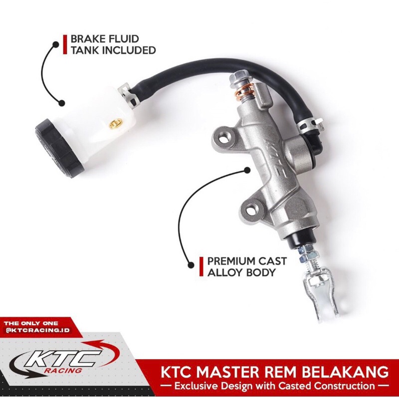 Jual Master Rem KTC Racing - Tonjokan Master Rem Belakang KTC Universal Motor | Shopee Indonesia