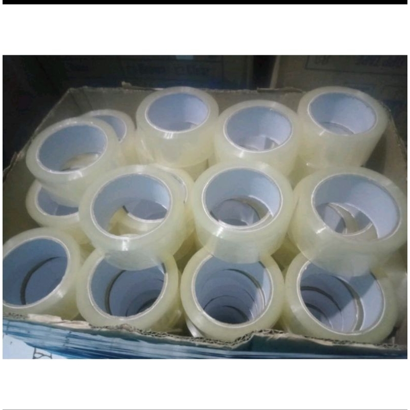 Jual lakban besar 90yard / 100yard lakban bening tebal 45mm / 24mm ...