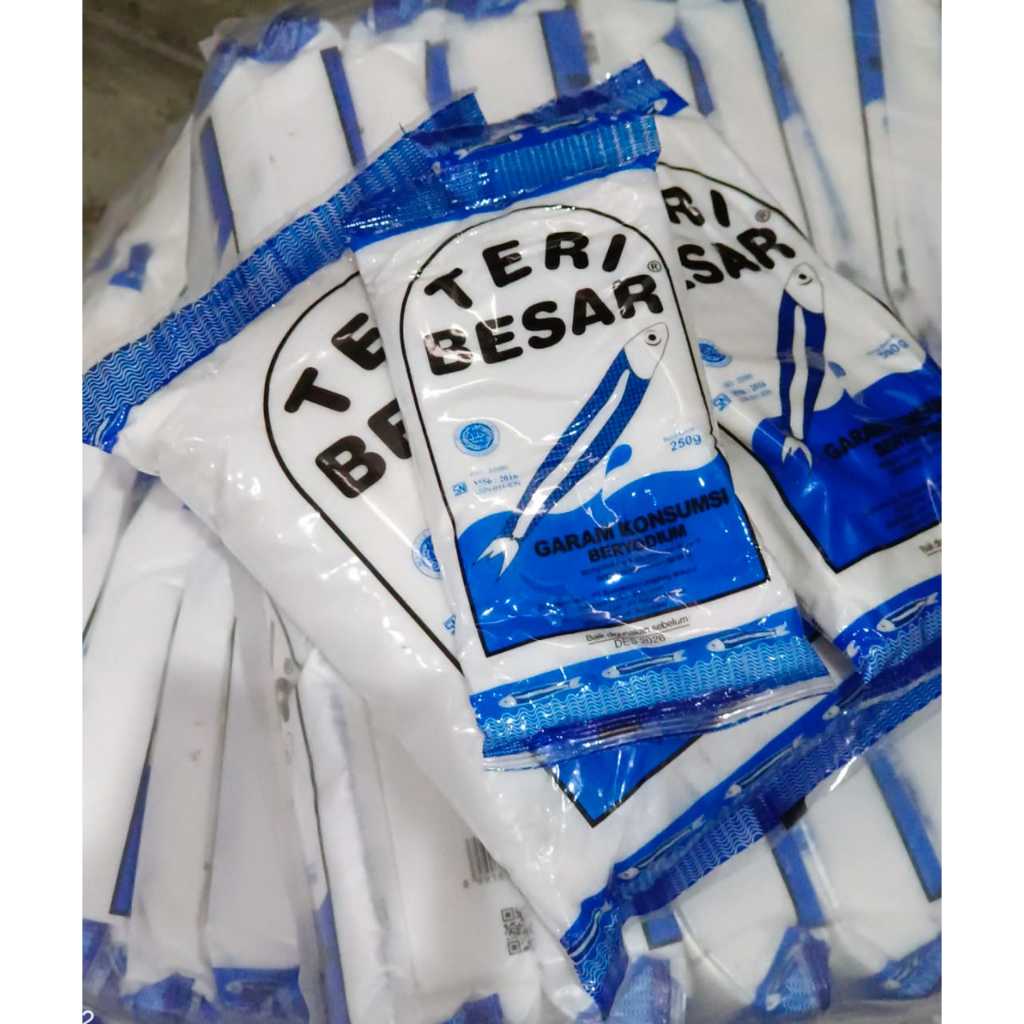 Jual Garam Teri 1kg per dus isi 10 pcs | Shopee Indonesia