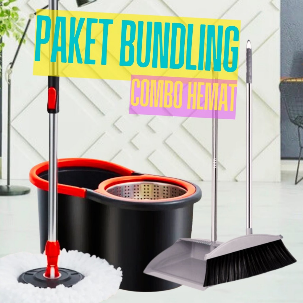 Jual Viling Store - Set Paket Bundle Hemat Pel Lantai Ultra Mop Aclima ...