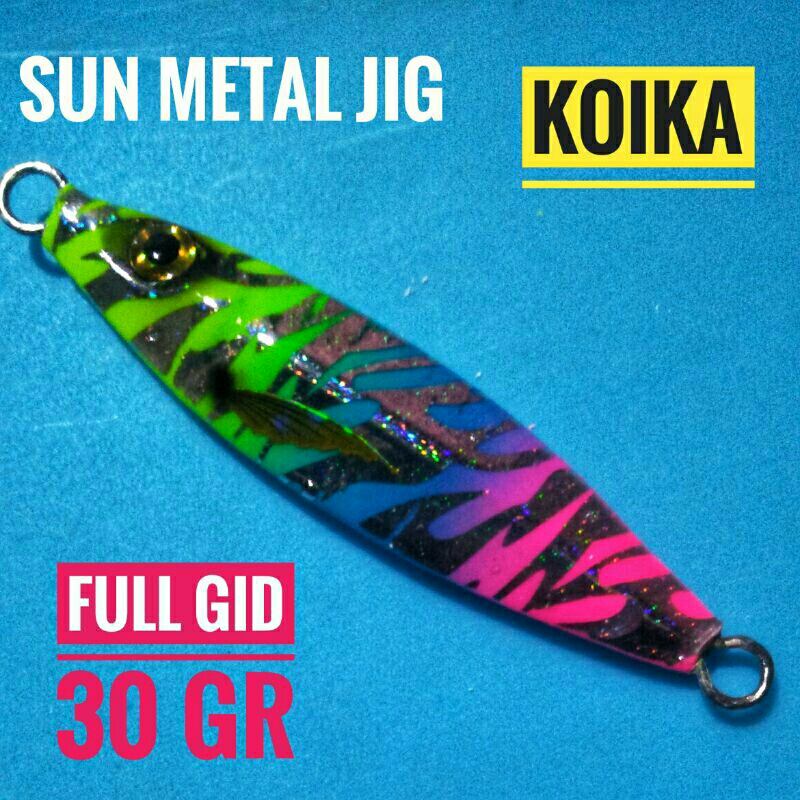 Jual metal jig 30 gram/30 gr/30g/mikro jig 30gram/mikro jig full gid/mikro jig foil/umpan ...