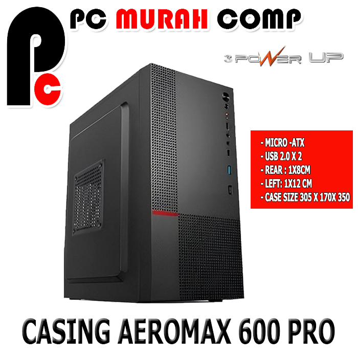 Jual Casing Pc MICRO ATX MINI ATX NEW AEROMAX 510/511/610 | Shopee ...