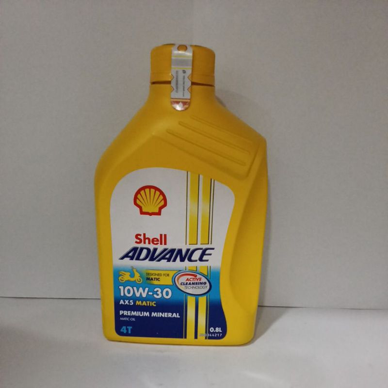 Jual OLI SHELL ADVANCE SCOOTER MATIC AX5 10W-30 800ML | Shopee Indonesia