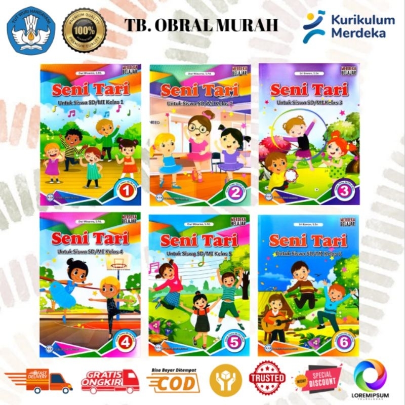 Jual BUKU SISWA SENI TARI GOS SD/MI KURIKULUM MERDEKA - GLOBAL OFFSET SEJAHTERA | Shopee Indonesia