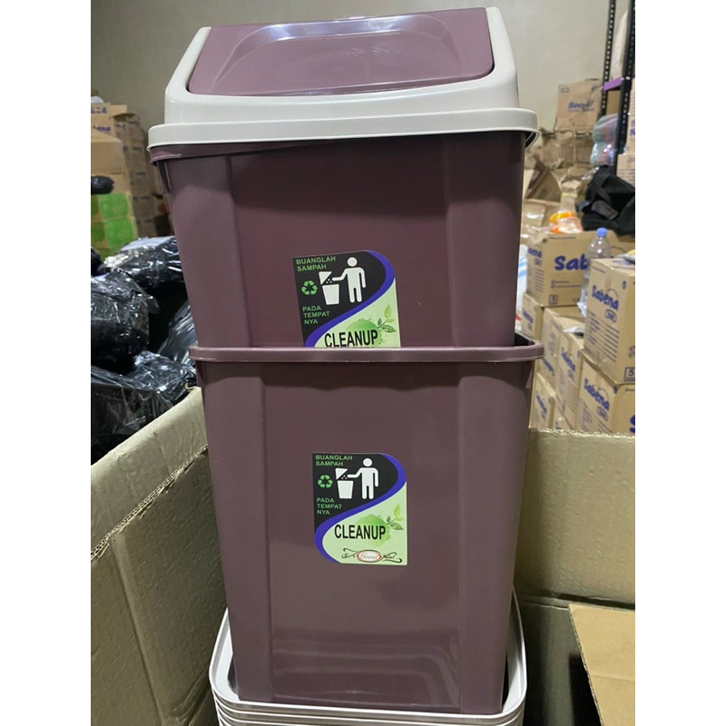 Jual TEMPAT SAMPAH CLEAN UP Uk 15Liter | Shopee Indonesia