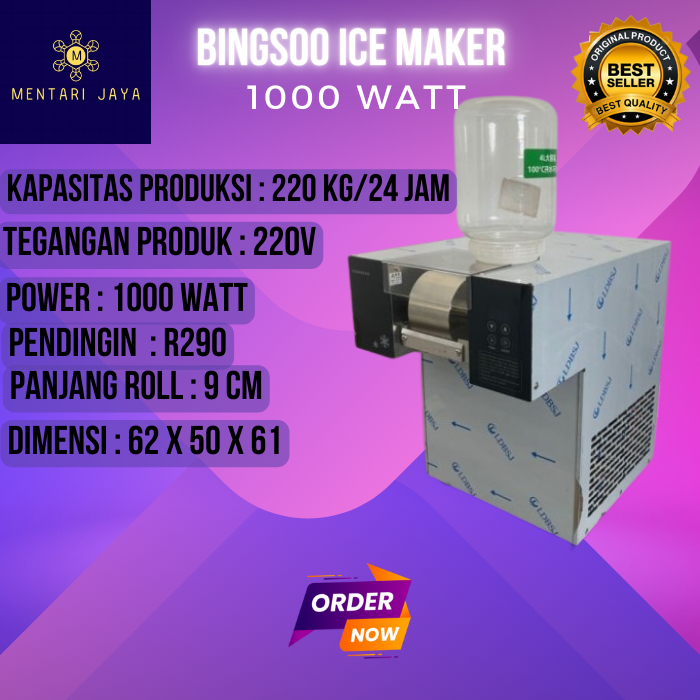 Jual Mesin es bingsoo 1000 watt Mesin Bingso machine Snow Ice Maker ...