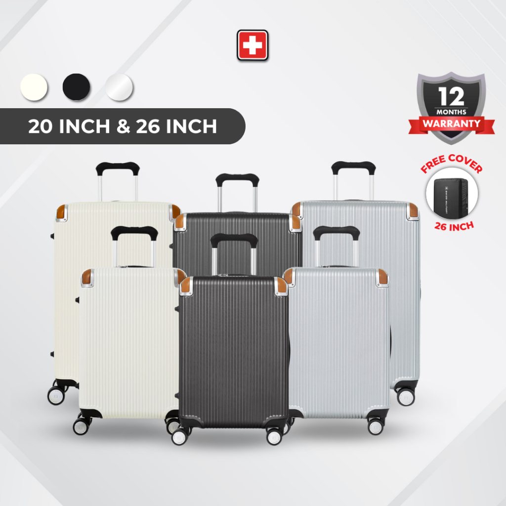 Jual Swiss Military Koper Zeneba set Bundling / Satuan - Kabin 20 inch ...