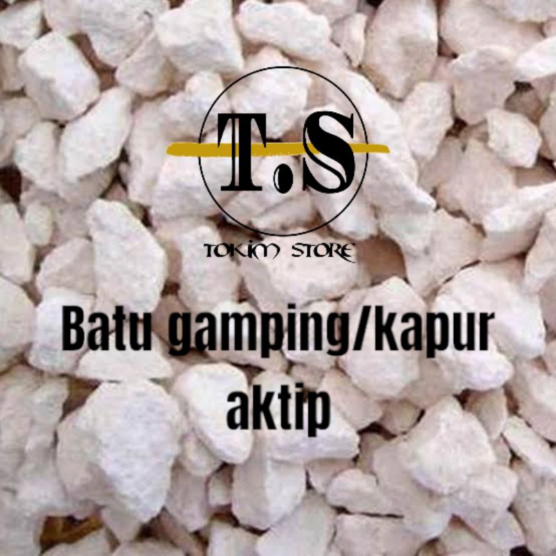 Jual BATU KAPUR / GAMPING SUPER AKTIF 1KG | Shopee Indonesia