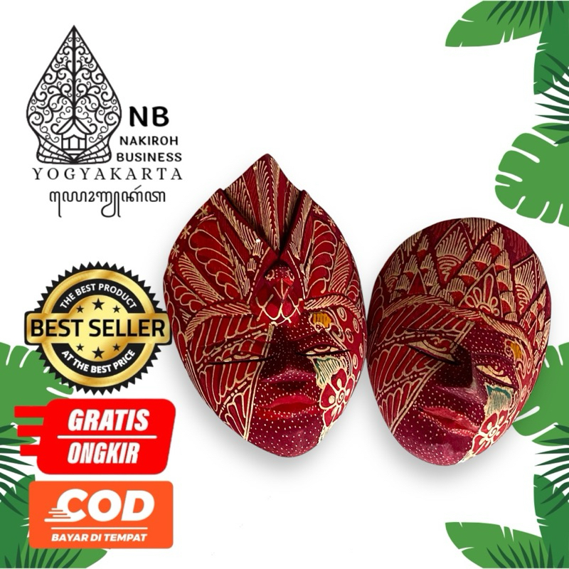 Jual TOPENG RAMA SHINTA BATIK KAYU HIASAN DINDING | Shopee Indonesia