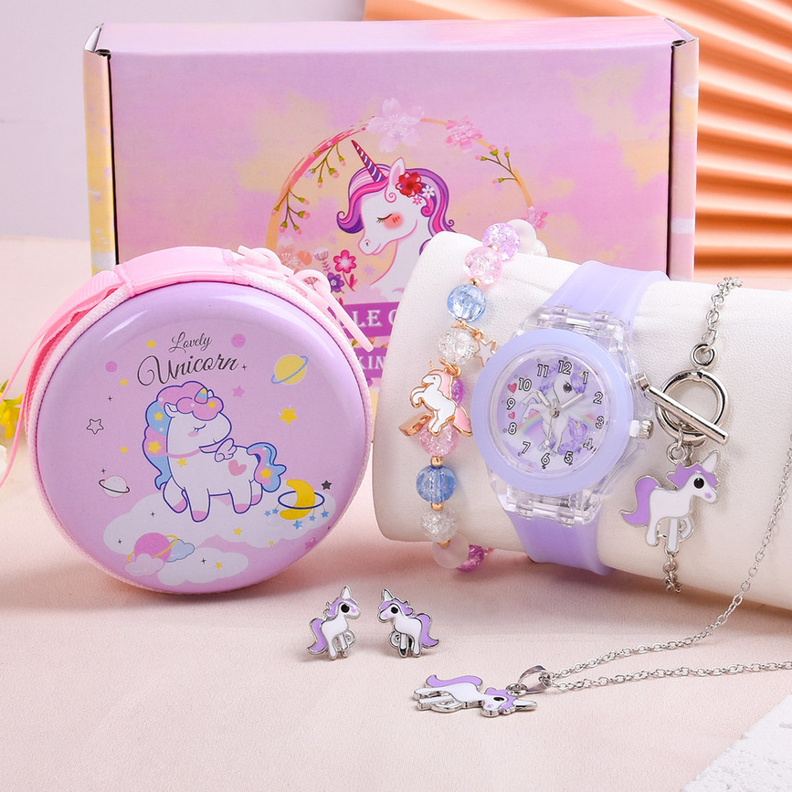 Jual 6PCS Jam Tangan Kuarsa Anak-Anak Kuarsa Menyala Lucu Menyala Jam ...