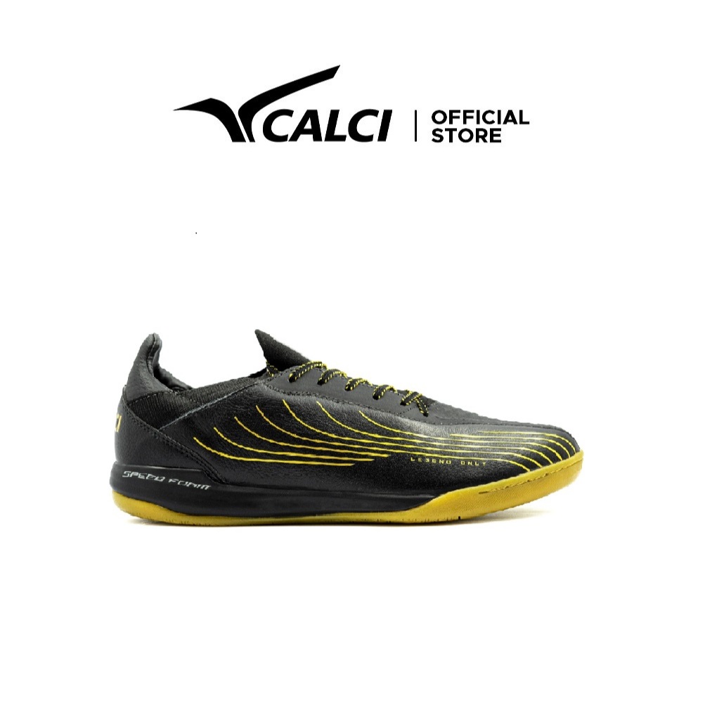 Jual Calci Sepatu Futsal Trevilla ID Lea - Black/Gold | Shopee Indonesia