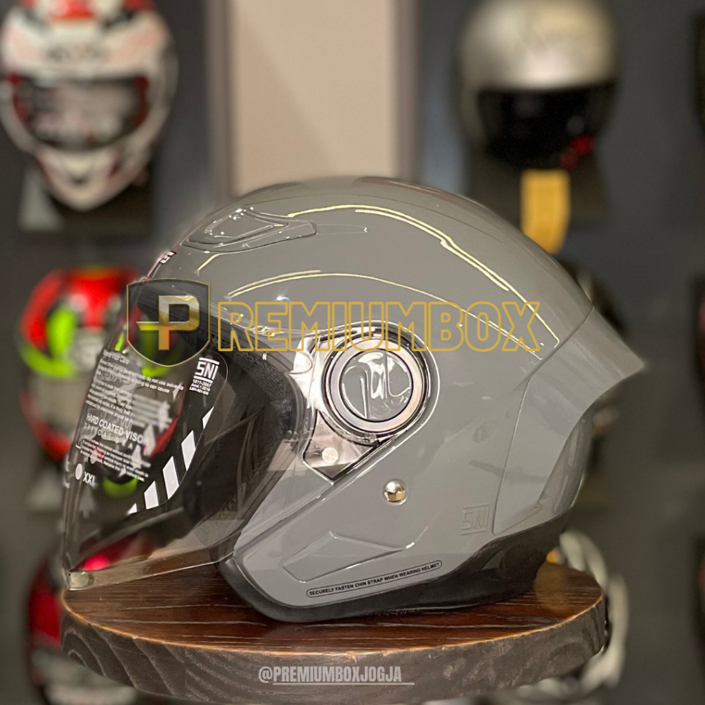 Jual Helm Cargloss NFS Modern Grey / Helm Polos / Helm Original ...