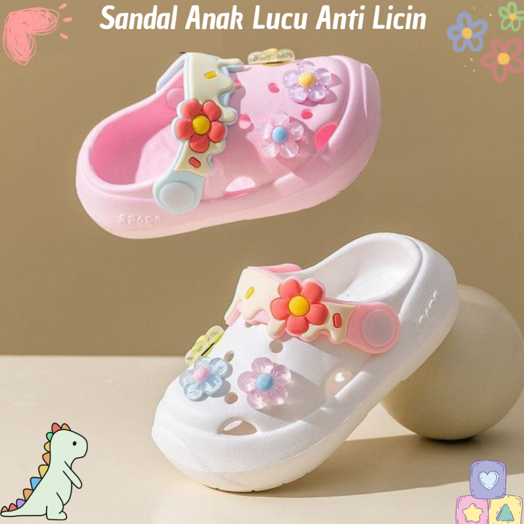 Jual Sandal Anak Cowok Baim Labubu Lotsoo Bahan Karet Eva Sandal Crocs ...