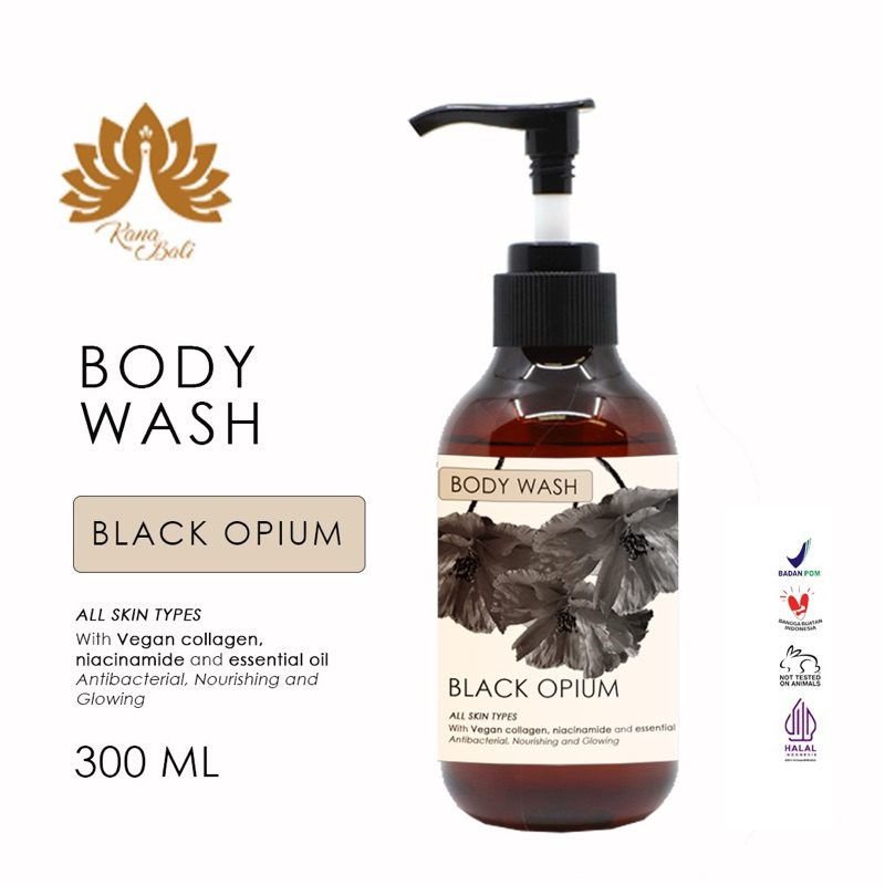 Jual Kana Bali Nourishing Body Wash Black Opiumm - Sabun Mandi | Shopee ...