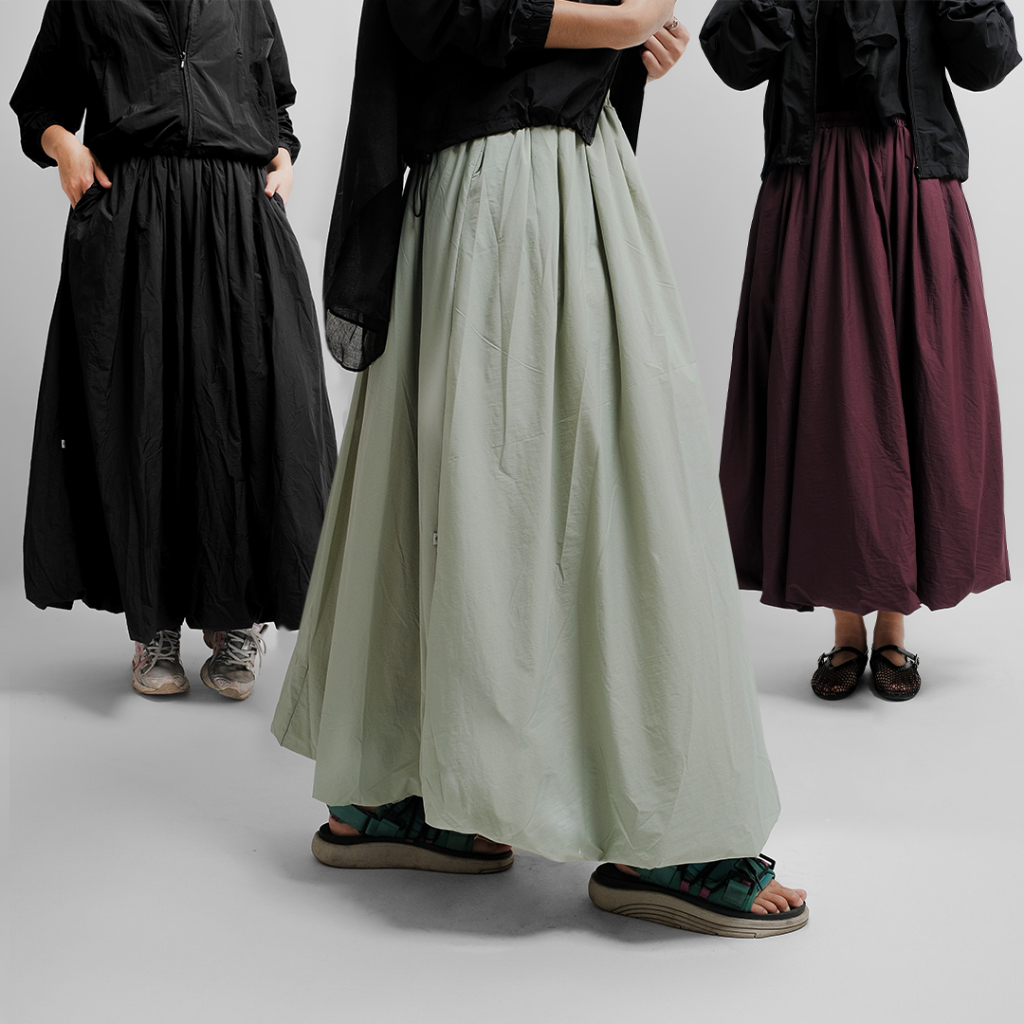 Jual Vidoj - Rok Balon | Rok Panjang | Balloon Skirt - Balle | Shopee ...