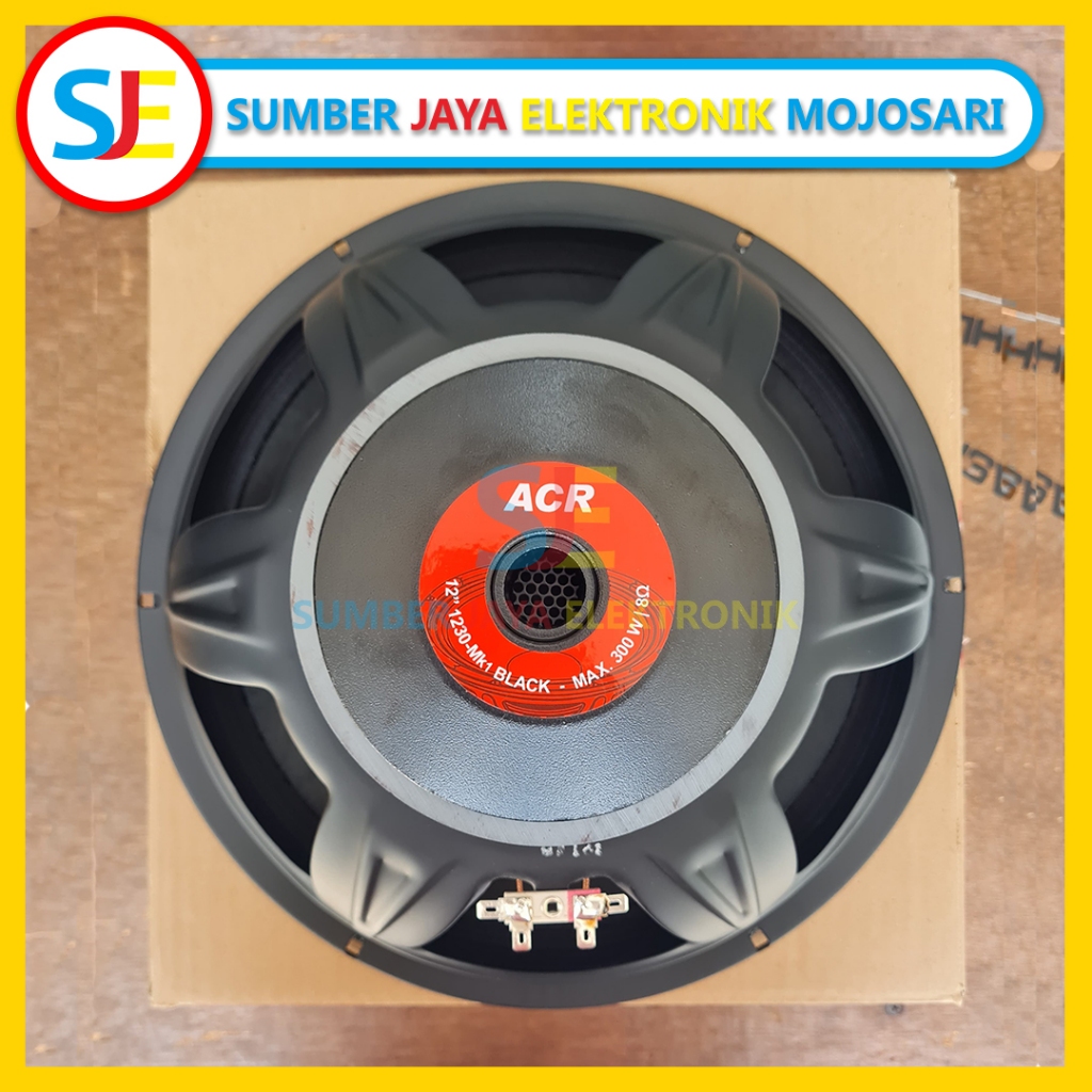 Jual Speaker ACR 12 Inch 1230 Black / Speaker Full Range ACR 1230 Black ...