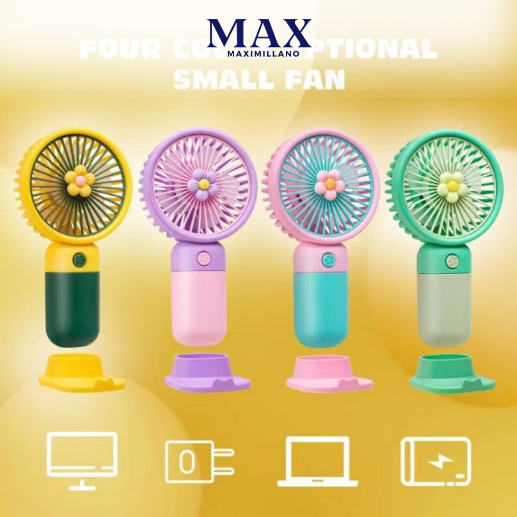 Jual Kipas Angin Tangan Mini Karakter Buah/ Kipas Tangan Cas-cas an ...