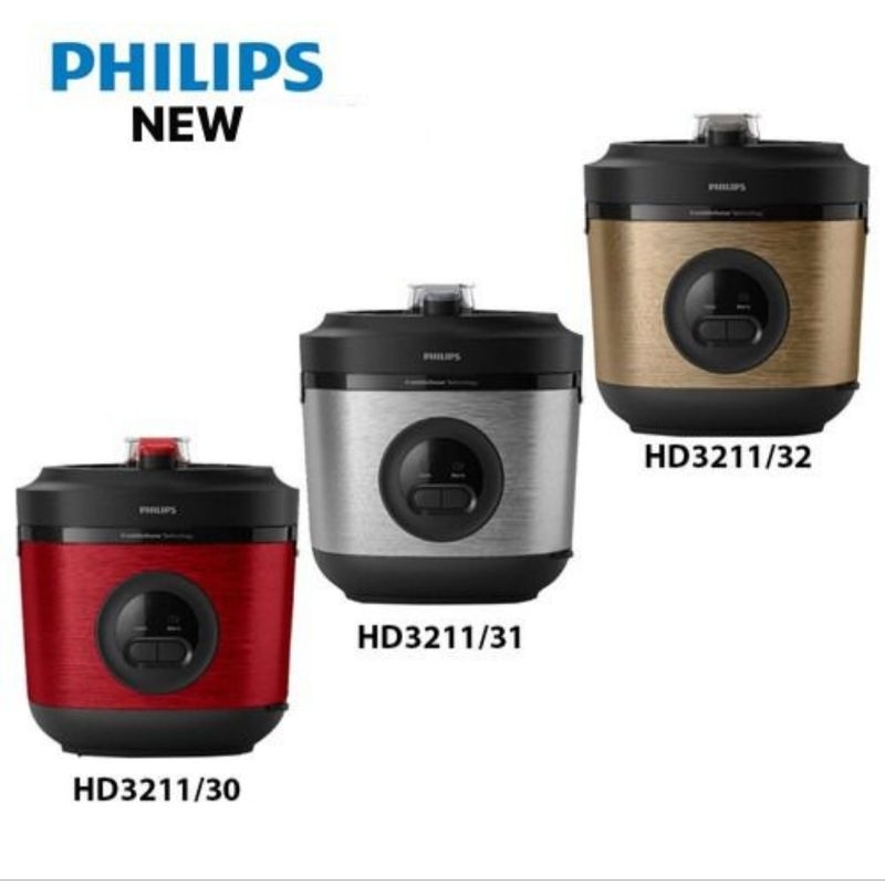 Jual Philips Rice Cooker HD3211Kapasitas 1,8L Philips HD 3211 | Shopee ...