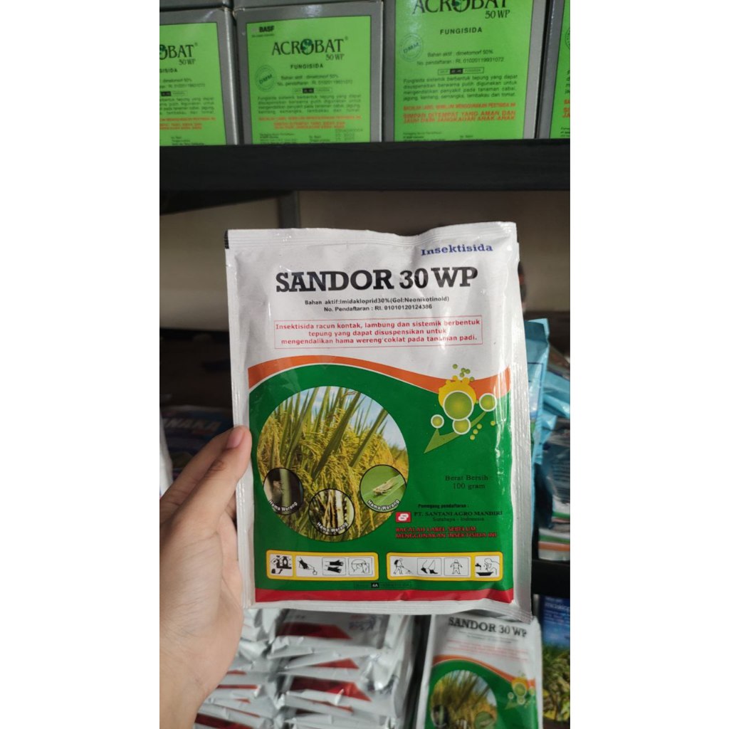 Jual SANDOR 30 WP INSEKTISIDA SANDOR 100 GR // OBAT ULAT WERENG THRIPS ...