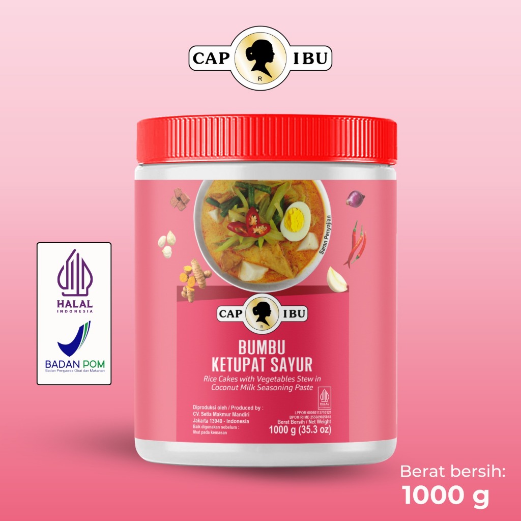 Jual CAP IBU Bumbu Ketupat Sayur Kemasan Pot | Shopee Indonesia