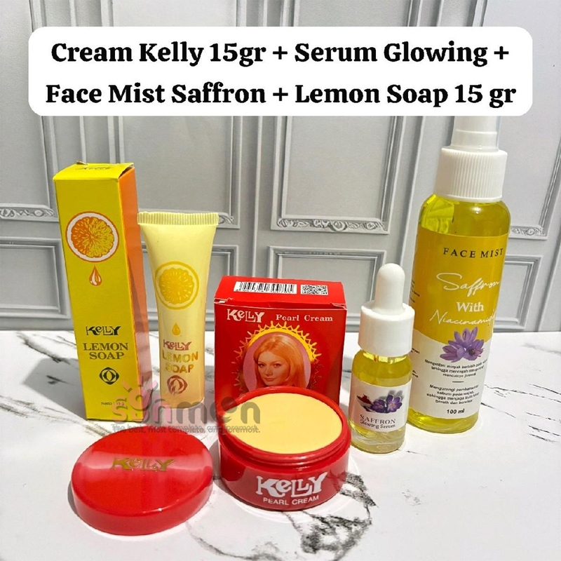 Jual Paket Kelly 4in1 Kelly Pearl Cream 15gr + Lemon Soap 15gr + Serum ...