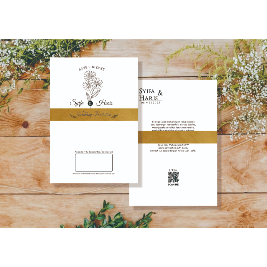Jual CETAK UNDANGAN PERNIKAHAN MURAH/CETAK KARTU UNDANGAN NIKAH/KARTU ...