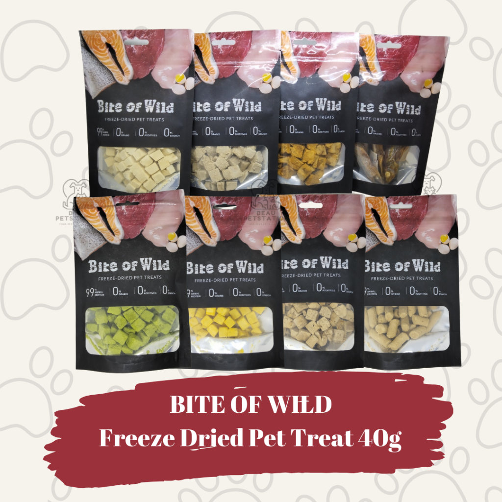 Jual BITE OF WILD - FREEZE DRIED PET TREAT - 8 VARIANT 40gr (Snack ...