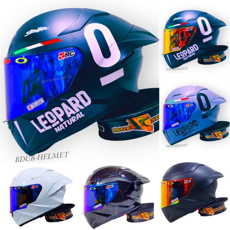 Jual Helm TT course full face TTC course mla paket ganteng | Shopee ...