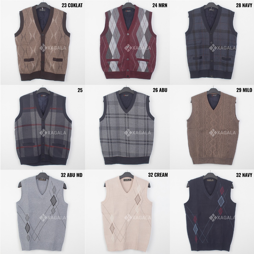 Jual ROMPI RAJUT PRIA VEST | Shopee Indonesia