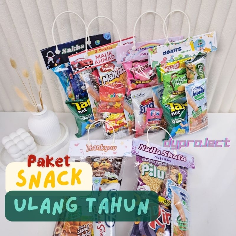 Jual Paket Snack Ultah Snack Ulangtahun Bingkisan Ulang Tahun | Shopee Indonesia