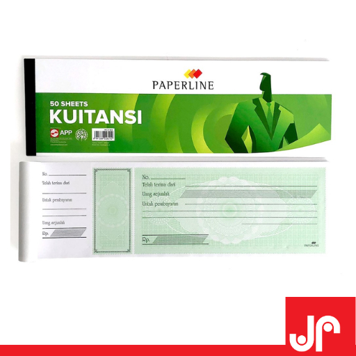 Jual PAPERLINE KWITANSI 50 SHEETS / KUITANSI PAPERLINE 50 LEMBAR (PPL KT 50B) | Shopee Indonesia