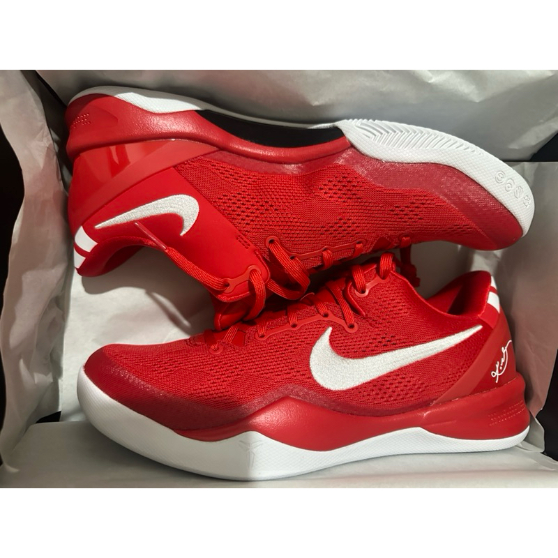 Jual Nike Kobe 8 Proto University Red Original Size 44 / 10 US Sepatu ...