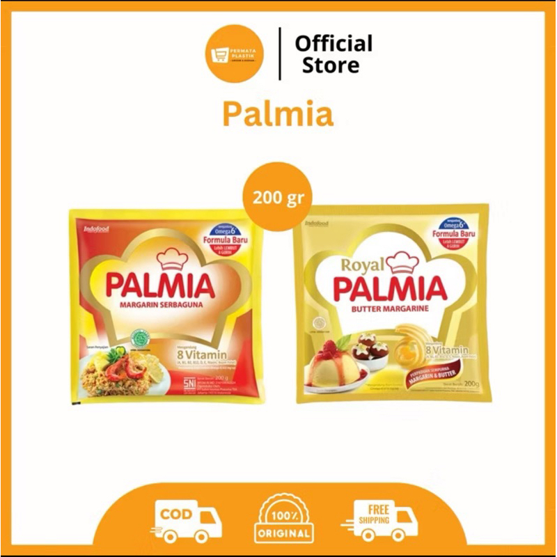 Jual Margarin Palmia Royal Palmia Serbaguna 200gr | Shopee Indonesia