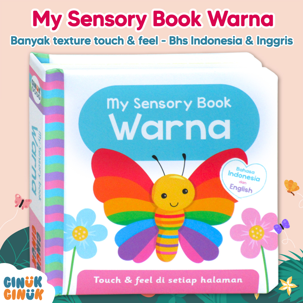 Jual My Sensory Book WARNA Board Book Touch Feel Bahasa Indonesia ...