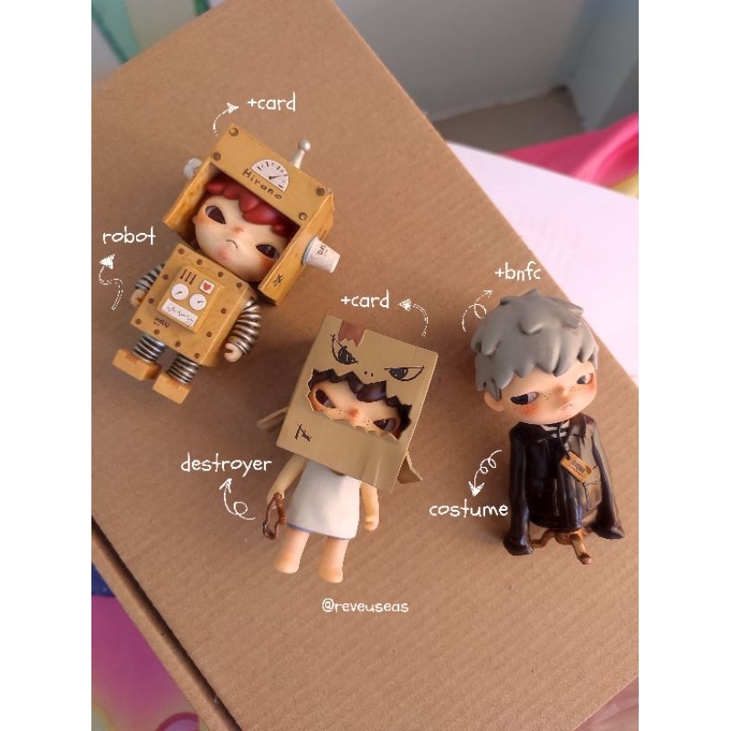 Jual Hirono Pop Mart Little Mischief Robot Destroyer Reshape Costume ...